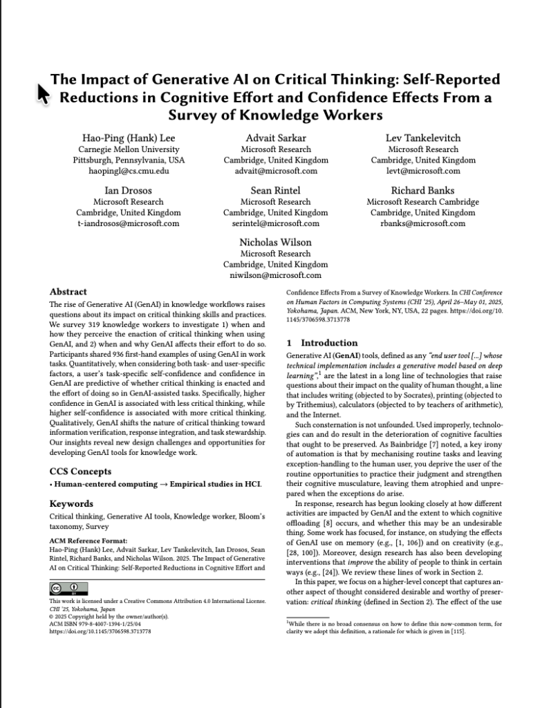 AI and Critical Thinking: The Confidence Trap No One Warned You About ...